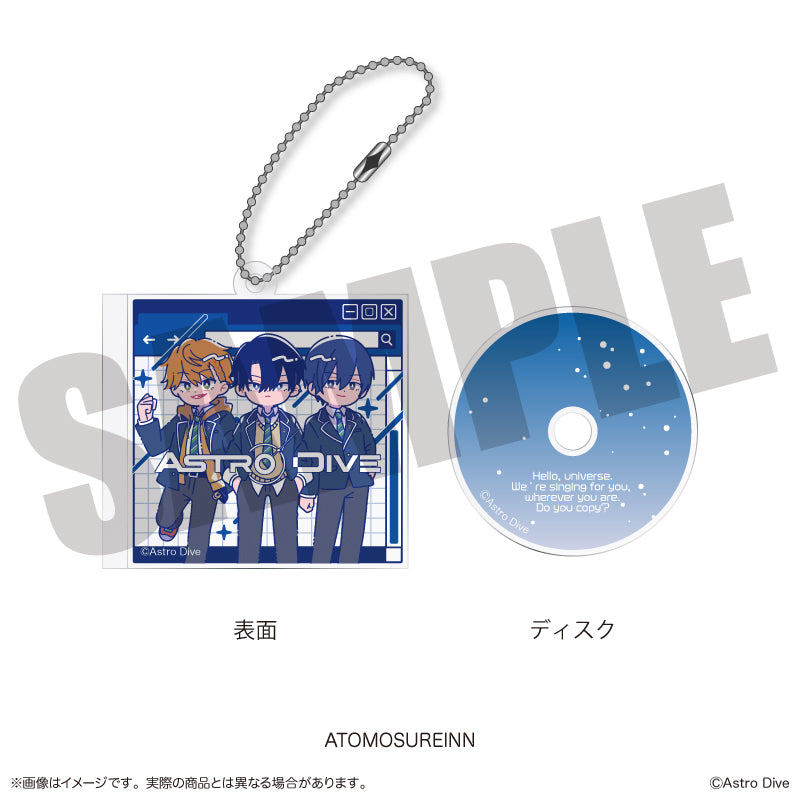 「Astro Dive」 にゅ〜とろ CDケース風キーホルダ― – MENEGI online store